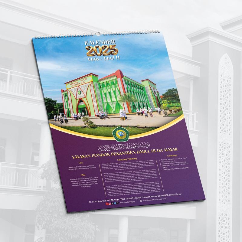 Kalender 2025 Pondok Pesantren Darul Huda Mayak Ponorogo - Shop | Tokopedia