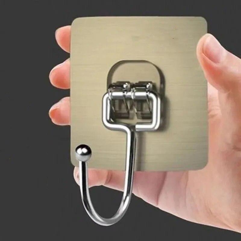 Stainless Steel Clothes Hook Single Robe Hook Fitting Room Hooks ...