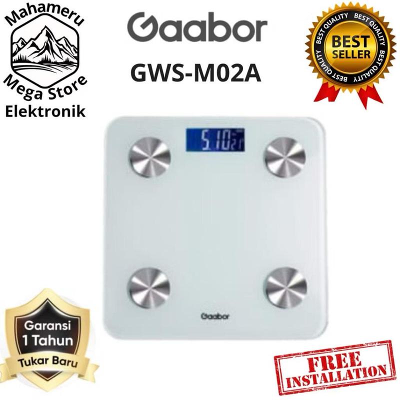 Gaabor Smart Digital Fat Scale Layar LED Timbangan Komposisi - Shop ...