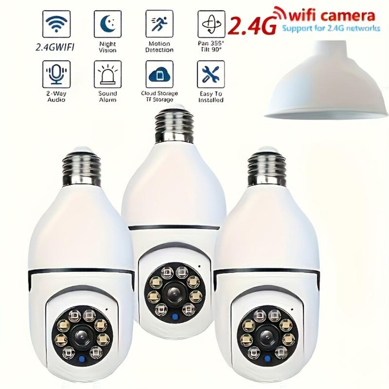 2.4G WiFi 1080p High-definition E27 Bulb Camera With Automatic - TikTok ...