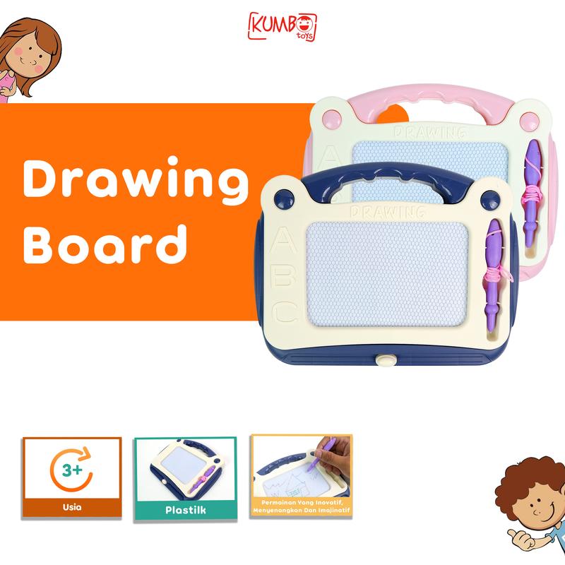Mainan Edukasi Drawing Board Papan Gambar Magnetik Anak-anak - Shop ...