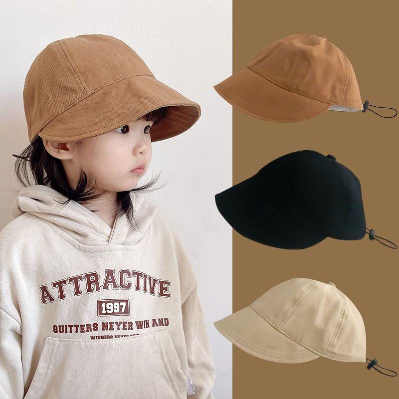 Solid Color Baby Sun Hat Summer Wide Brim Baseball Cap For Toddler ...