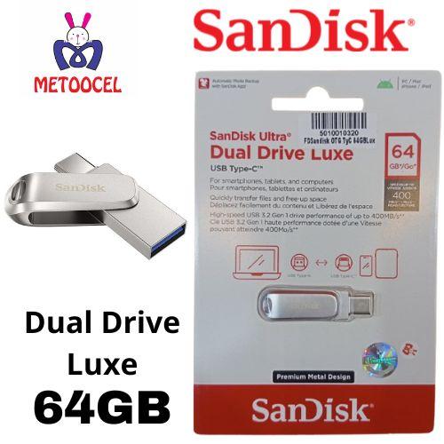 Jual SanDisk Ultra Dual Drive Luxe 64GB USB Type-C & Type A USB 3.2 ...