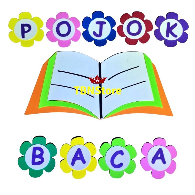 Hiasan Dinding Tulisan Pojok Baca / Sudut Baca / Ruang Baca - Shop ...