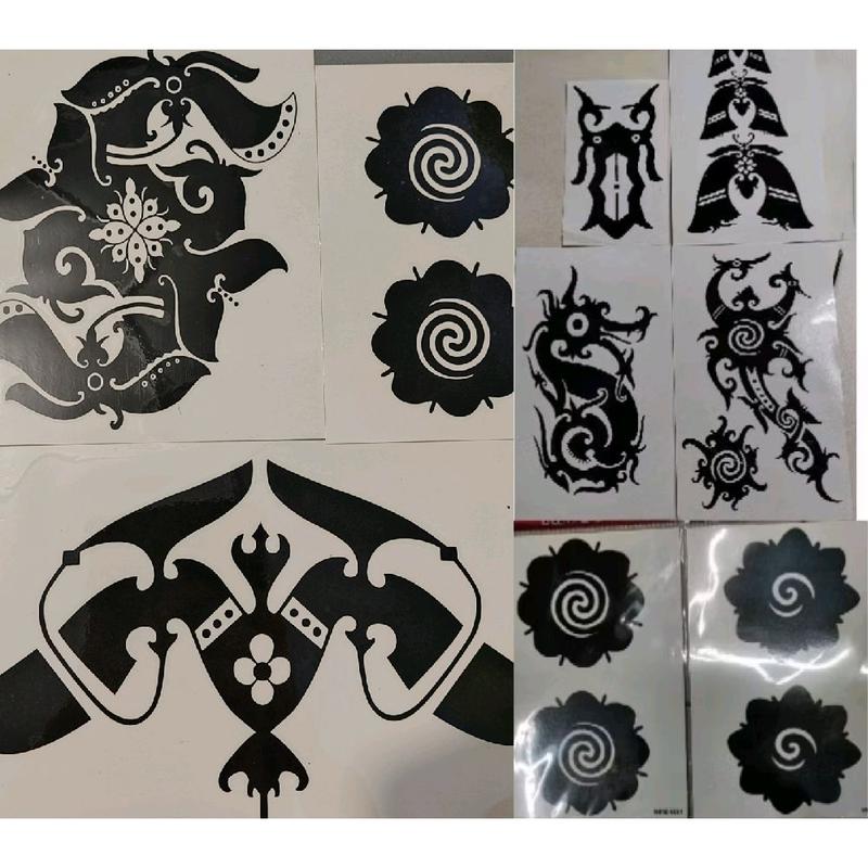 Temporary Tattoo - Bunga Terung - TikTok Shop Malaysia