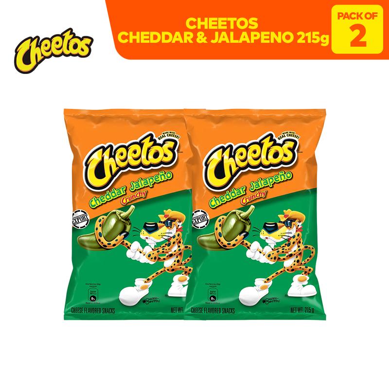 Cheetos Cheddar & Jalapeno 215g - Pack of 2 - TikTok Shop Philippines