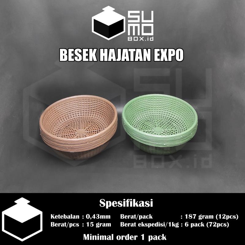 Besek hajatan expo ISI 12 PCS keranjang plastik telur syukuran - Shop ...
