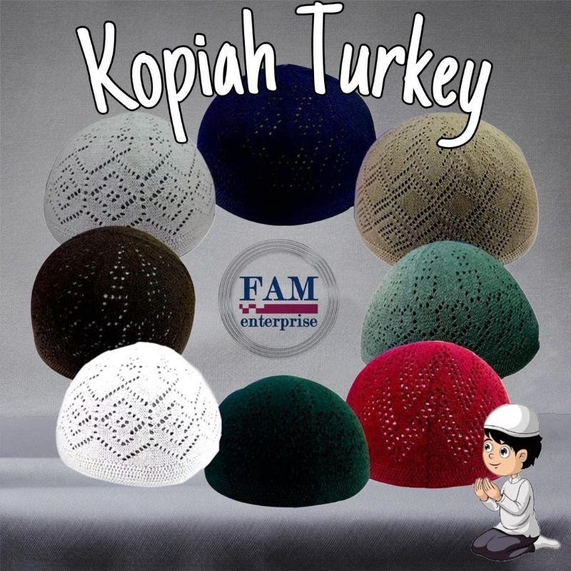 KOPIAH TURKEY KAIT CAP Free Saiz Dewasa & Kanak Kanak Muslim - TikTok ...