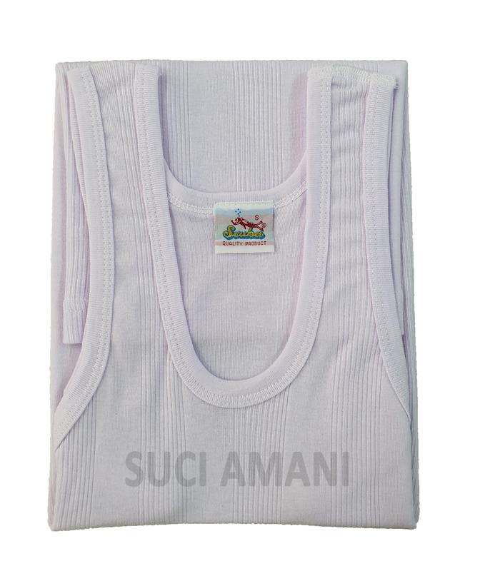 Singlet/MEN WHITE SINGLET/SCUBA/CROCODILE/Singlet Putih/MAN/GENTELMAN ...