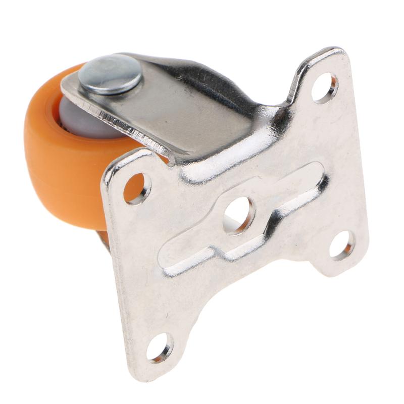 Heavy Duty Fixed Caster Nylon Wheel for Carts Furniture 1/1.25/1.5/2 ...