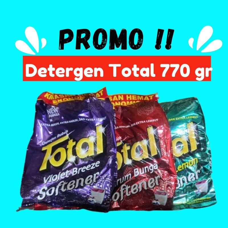 Detergent Total Bubuk 770 gr Detergent Total Clean Detergent - Shop ...
