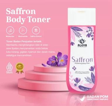 Toner Badan Saffron Brightening Plus Niacinamide Original Bpom 100ml ...