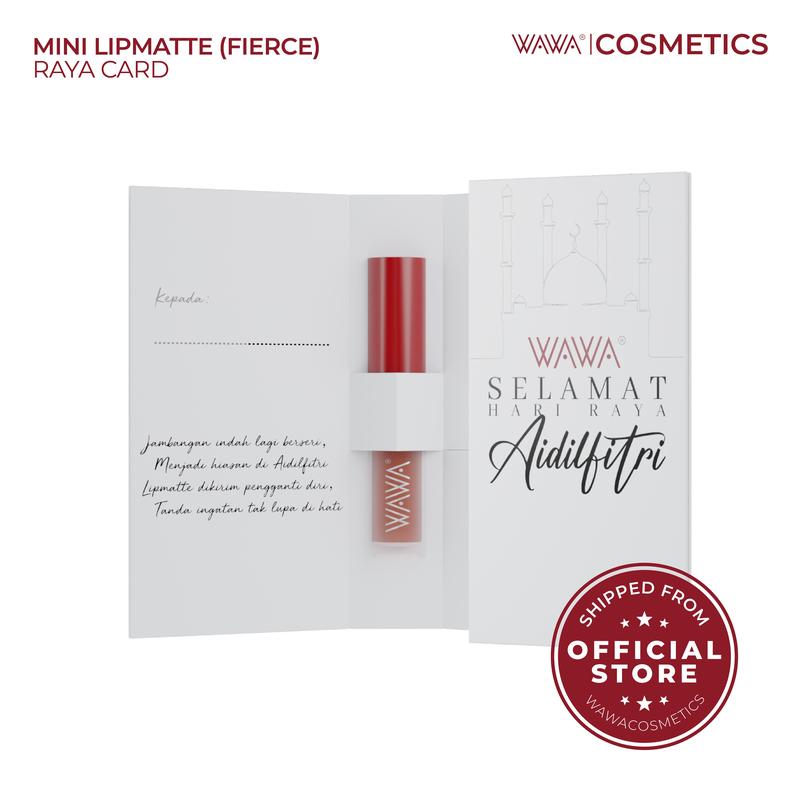 WAWA Mini Travel Lipmatte | Raya Limited Edition | Mini Velvety ...