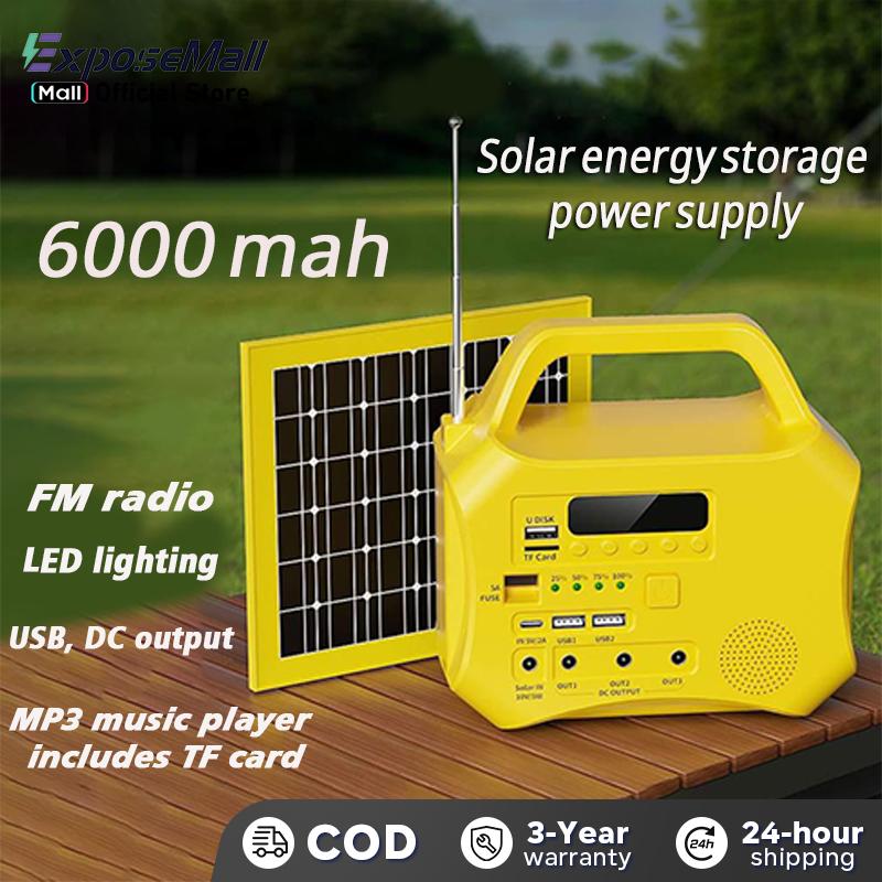 bekalan kuasa solar mudah alih Bluetooth sistem kecil Radio FM - TikTok ...