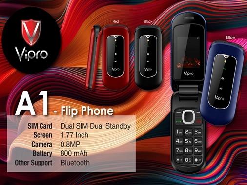 VIPRO A1 FLIP FEATURES PHONE DUAL SIM DUAL STANDBY - TikTok Shop Malaysia