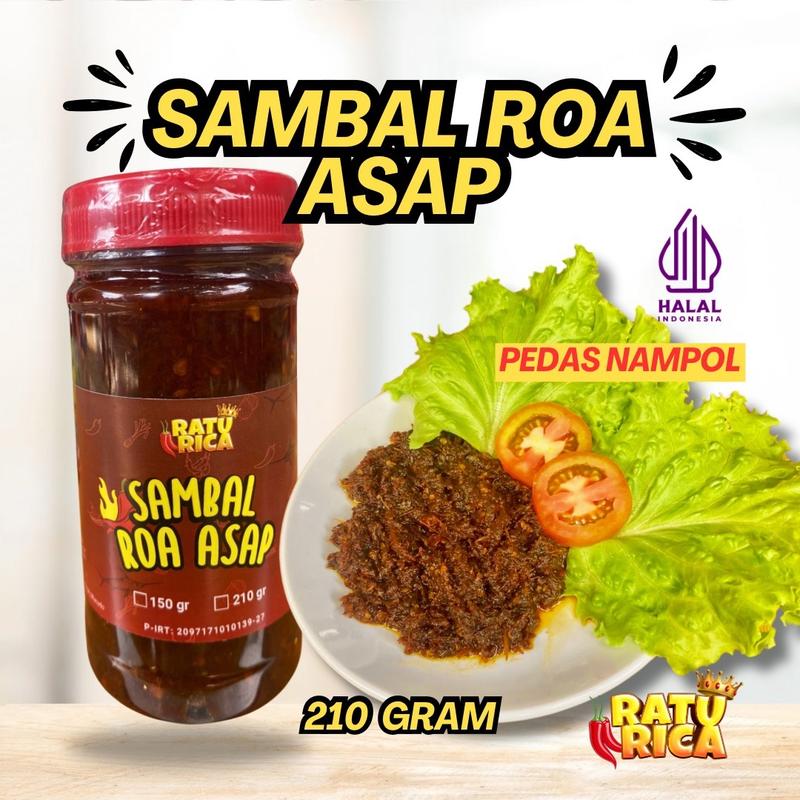 Ratu Rica 210 gram PEDAS NAMPOL bisa COD seluruh Indonesia Sambal ...