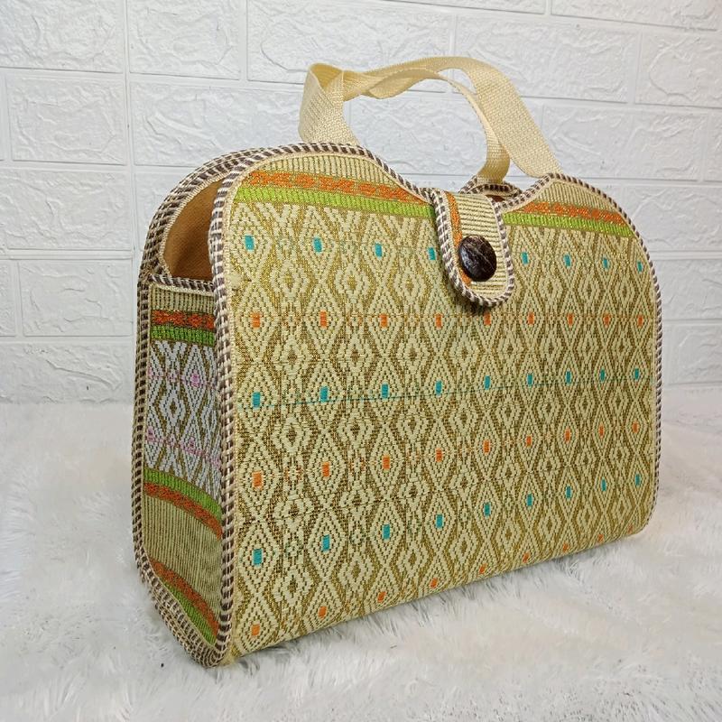 Tas Tangan handle bags SONGKET/tas tote jumbo songket tasa wanita ...