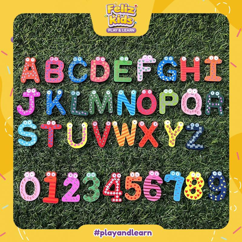 [FELIZKIDS] [FK16] NUMBER MAGNET 0-9 ISI 10PCS / ALPHABET MAGNET - Shop ...