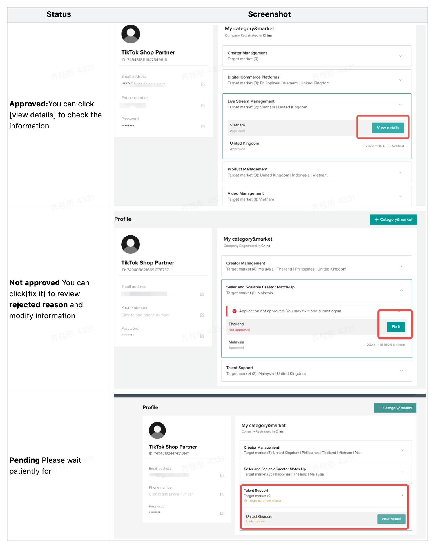 TikTok Shop Partner Center