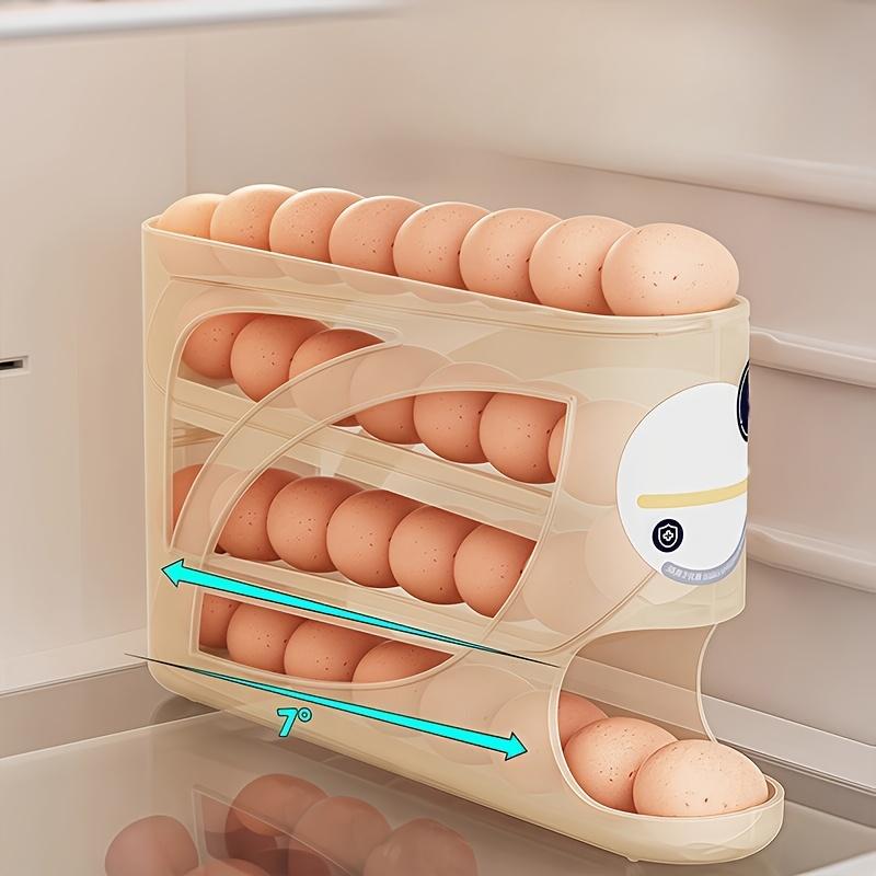 Large Capacity Automatic Rolling Egg Rack, Holds 28 Eggs, Space-Saving ...