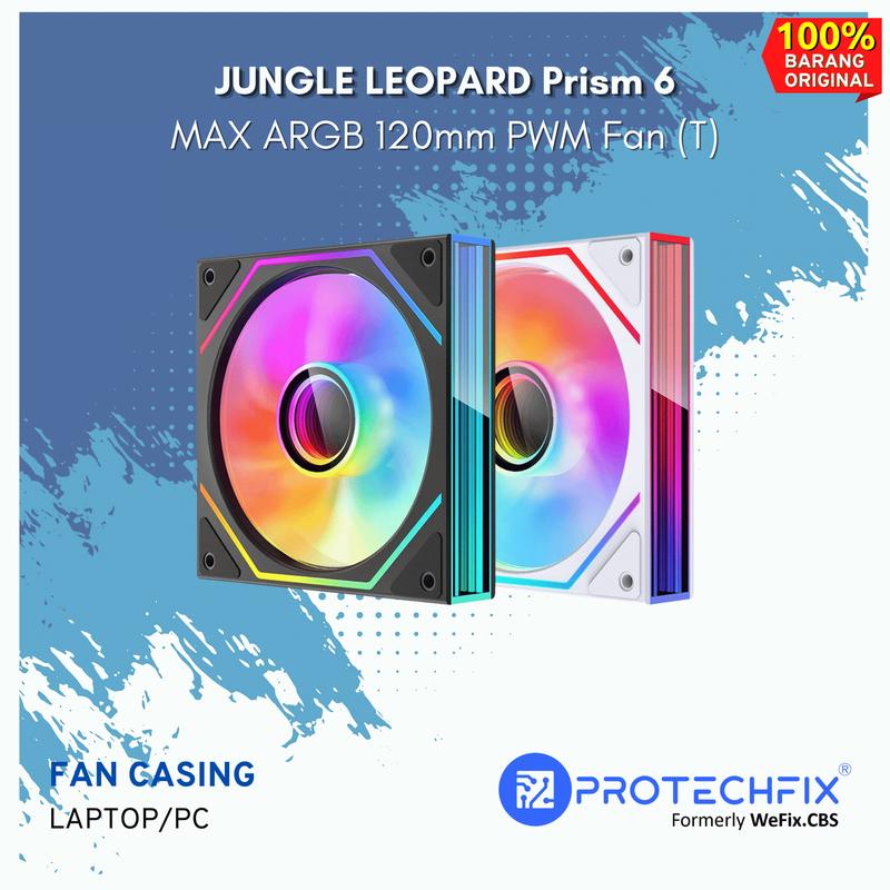 JUNGLE LEOPARD Prism 6 MAX ARGB 120mm PWM Fan (T) - Shop | Tokopedia