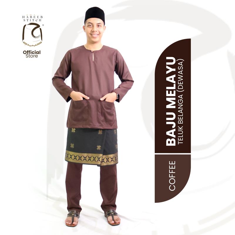 BAJU MELAYU TELUK BELANGA: COFFEE Cotton Clothing - TikTok Shop Malaysia