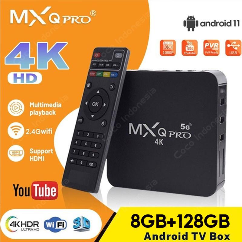 Android Box 4K TV Box 8gb Ram 128gb Rom TV BOX 2.4G Wifi Smart - Shop ...