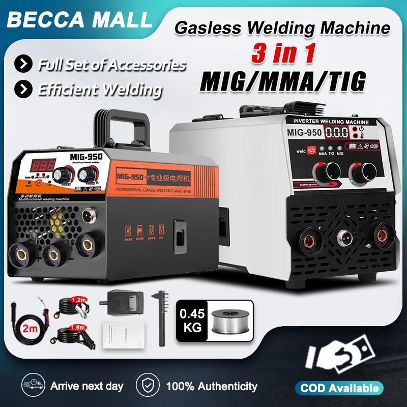 Portable Welding Machine MIG/MMA/TIG 3 in 1 Mig-950 Mesin Mi - TikTok ...