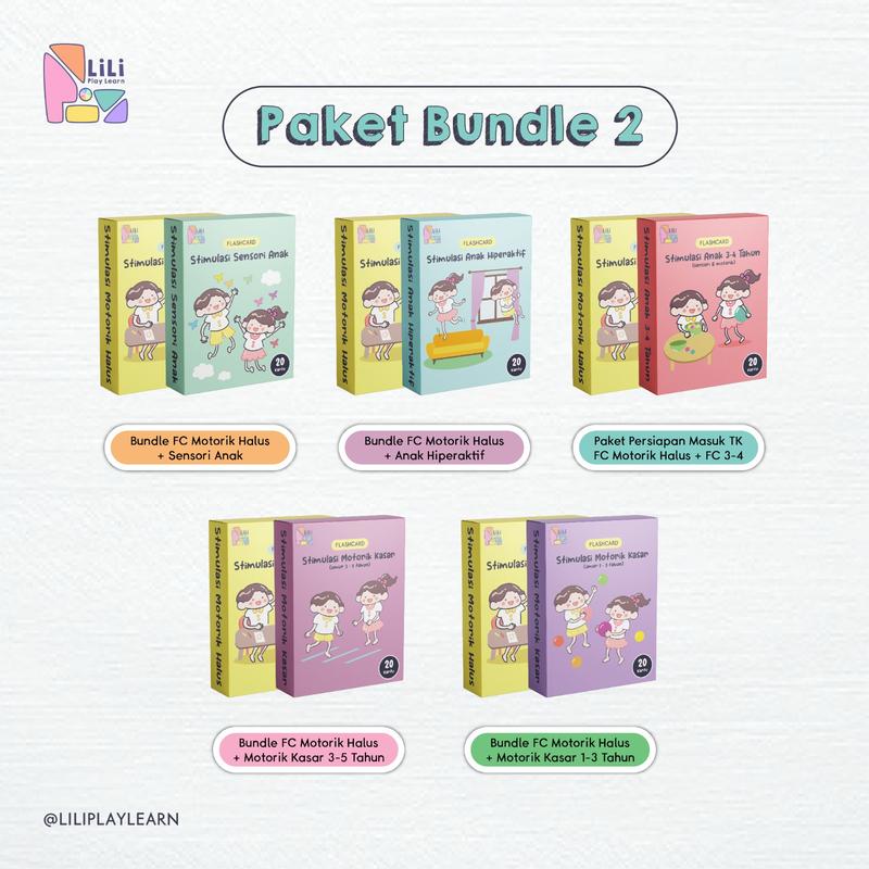 Lili Play Learn - Bundling Flashcard Ide Stimulasi anak - Anak - Shop | Tokopedia