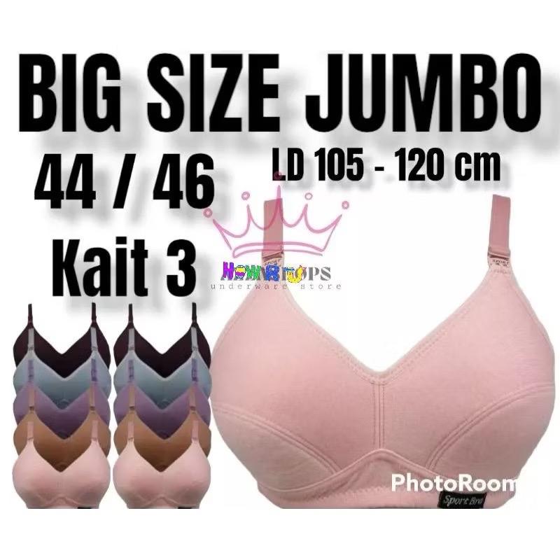 TERLARIS BH SPORT BRA SUPER JUMBO 44 46 48 50 52 52 KAIT - Shop | Tokopedia