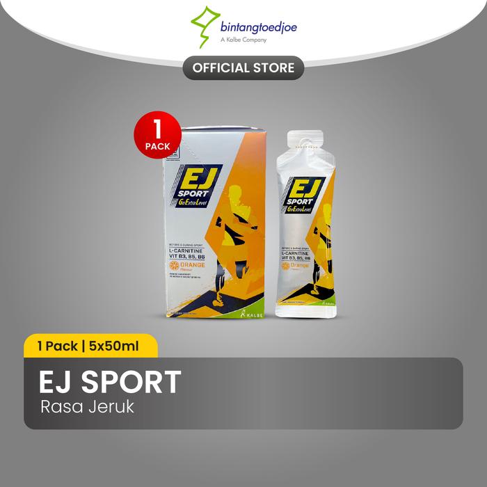 Promo EJ Sport Gel Pack (5 Tube) Rasa Orange | Suplemen Lari & Olahraga ...