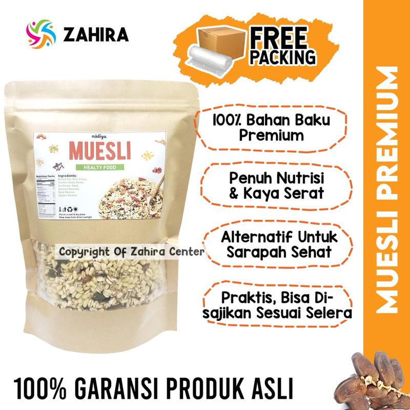 Original MUESLI Fruit & Seed 500gr Sereal Sehat Penuh Nutris - Shop ...