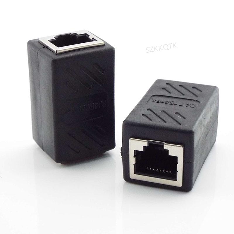 Rj45 Coupler Network Ethernet Cable Female To Female Connector - TikTok ...