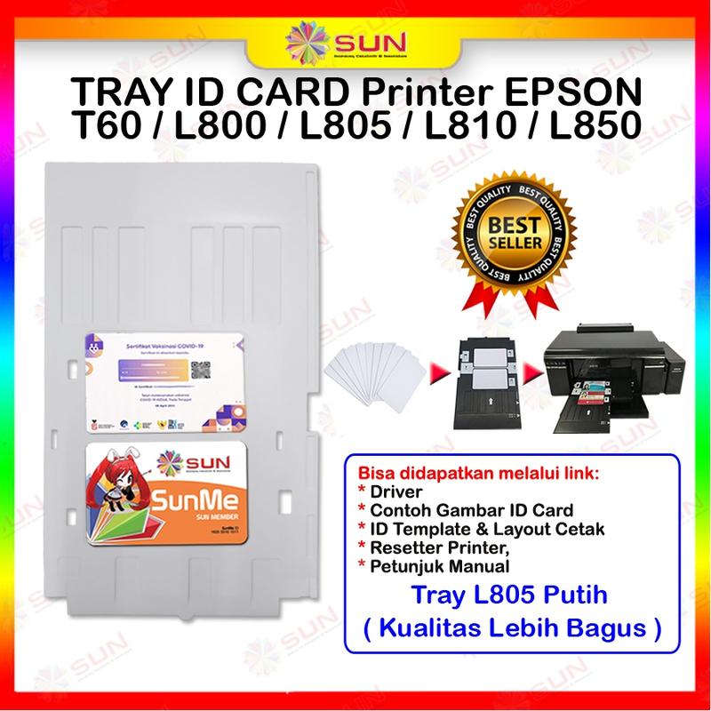 READY INSTANT Tray ID Card Epson T60 / L800 / L805 / L850 - Tray Inkjet ...