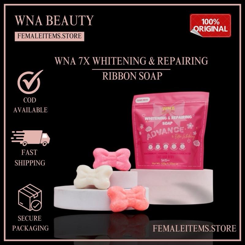 (NEW EDITION)WNA WHITENING & REPAIRING RIBBON SOAP 7X WHITENING ...