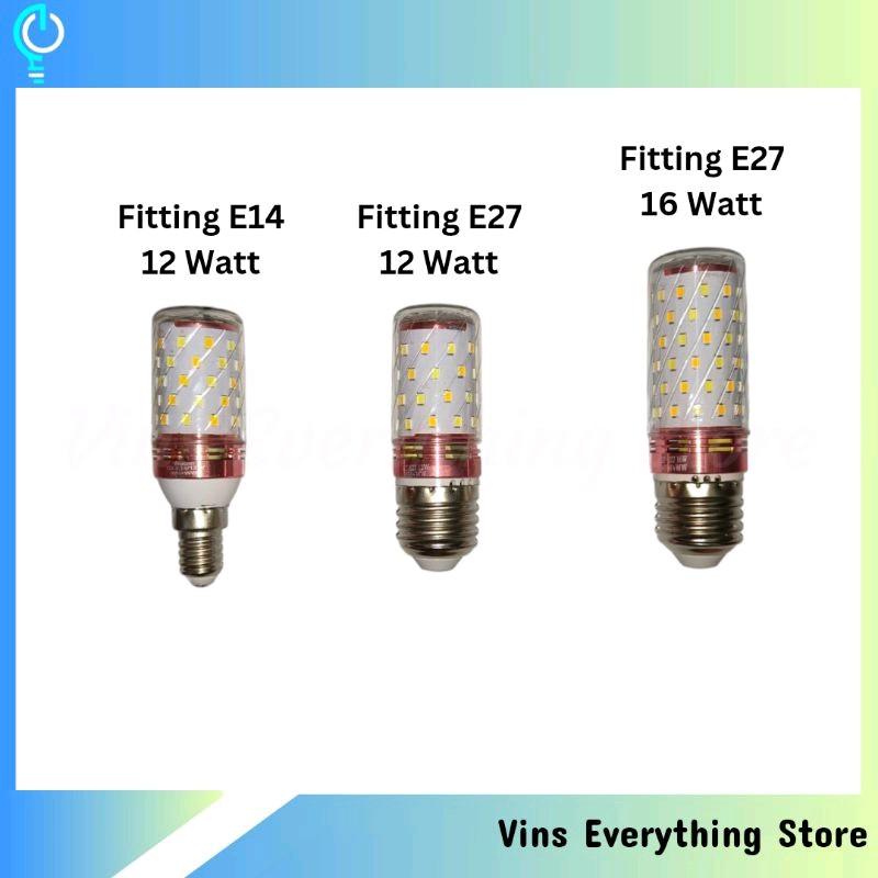 [VES] 3 in 1 BOLA LAMPU LED 3 WARNA LAMPU HIAS E14 E27 12 WATT - Shop ...