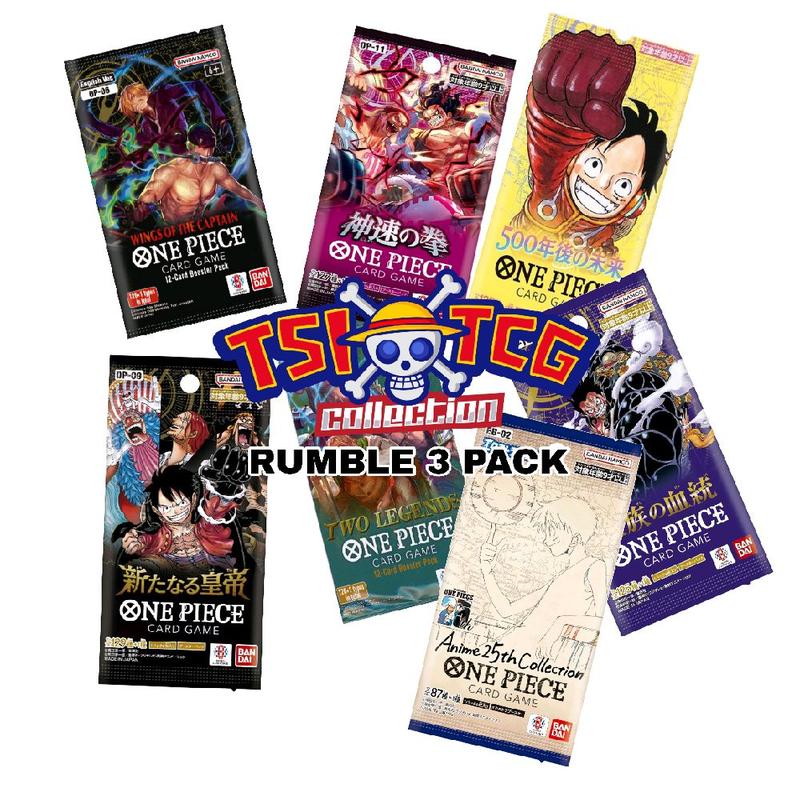 [LIVE] ONE PIECE TCG OP SERIES : RUMBLE 3 PACK : with BATTL - TikTok ...
