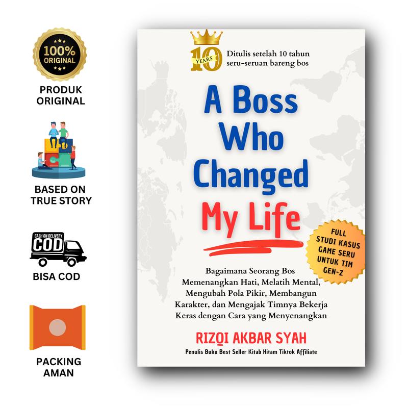Buku Original A Boss Who Changed My Life Soft Cover by Rizqi - Shop ...