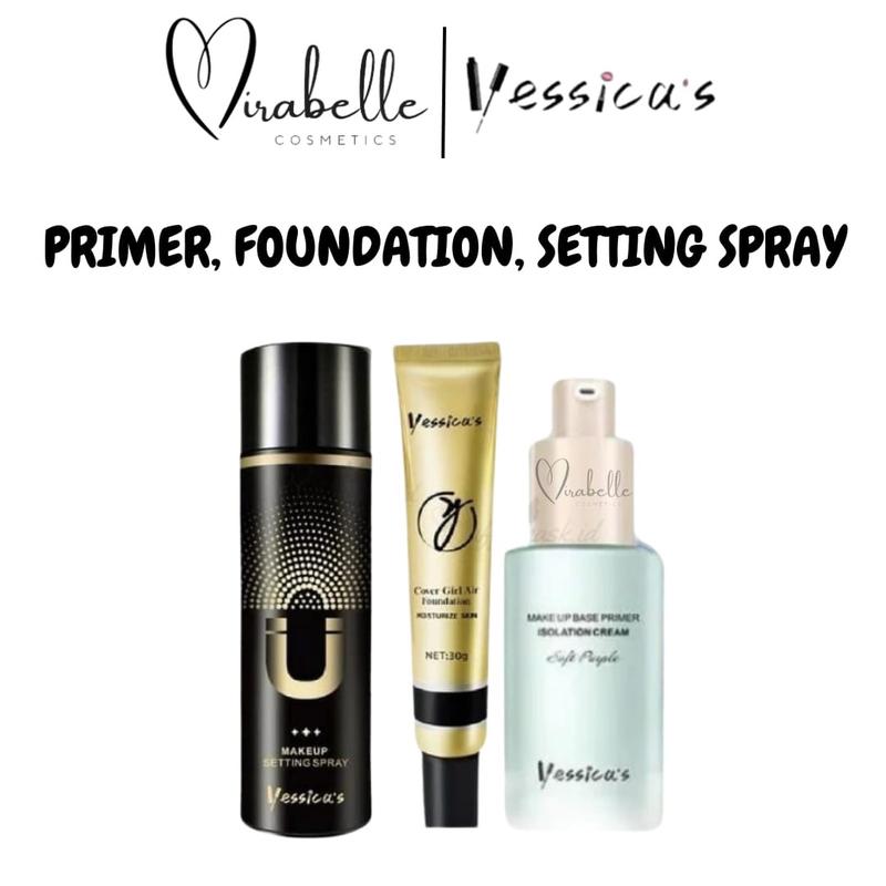 [PRIMER+FOUNDATION+SETTING SPRAY] YESSICA PRIMER YESSICA FOUNDATION ...