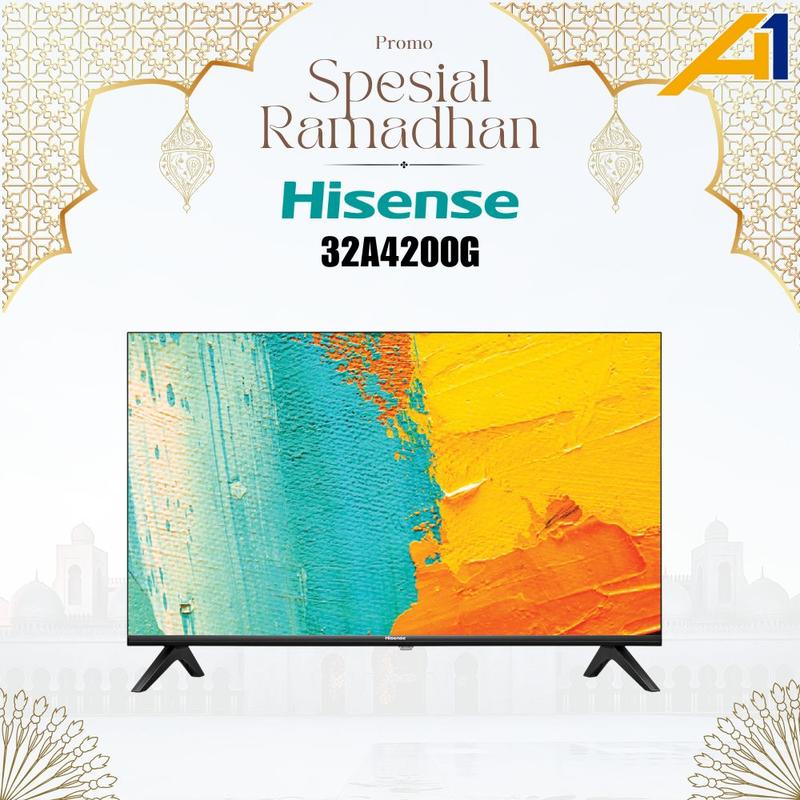 HISENSE LED TV 32A4200G 32 Inch Smart Android 11 Full HD Bezeless ...