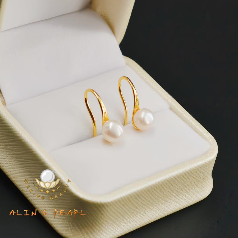 A024 Anting mutiara asli dengan design simple dan unik - Shop | Tokopedia