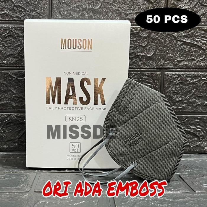 Jual MASKER KN95 MOUSON ISI 50 PCS - 50PC BOX BLACK - Jakarta Barat ...