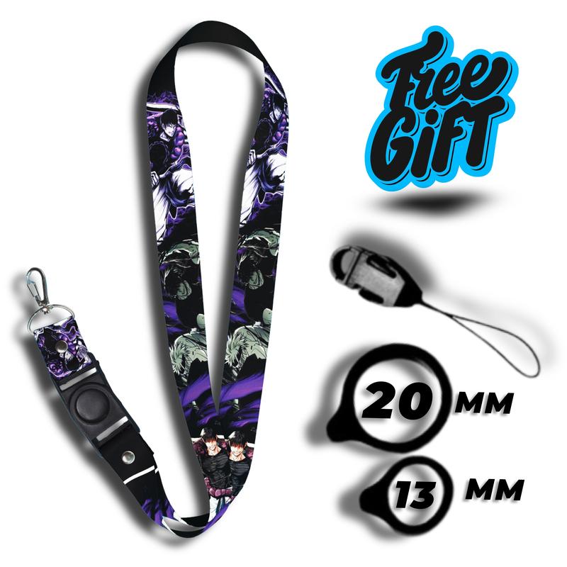 LANYARD TOJI FUSHIGURO JUJUTSU KAISEN GANTUNGAN HANDPHONE & HOLDER ID ...