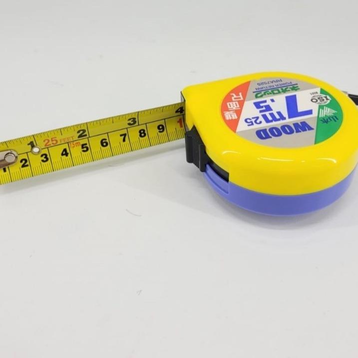 Wood Rol Meter 7.5M x 25MM - Hongsui - Roll Meteran 7.5 Meter - Shop ...