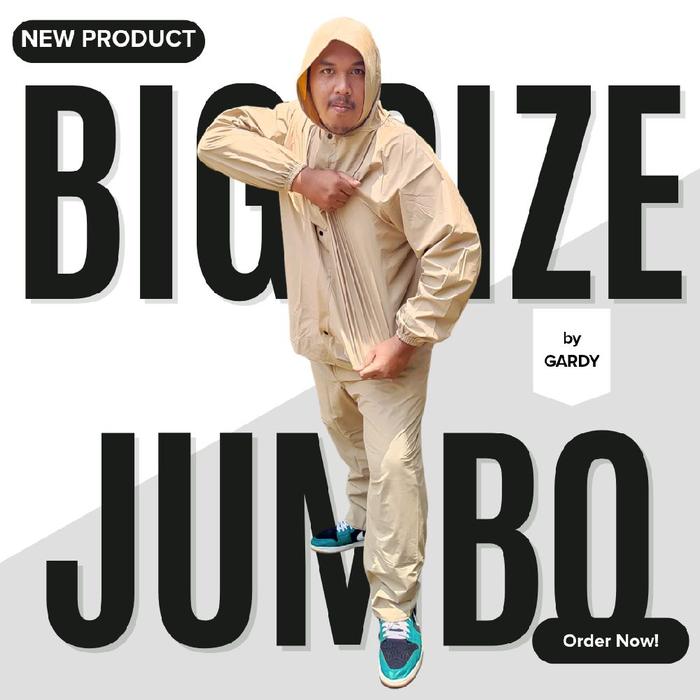 Promo GARDY Jas Hujan New Raincoat Big Size Jumbo Super Jumbo Bahan PVC ...