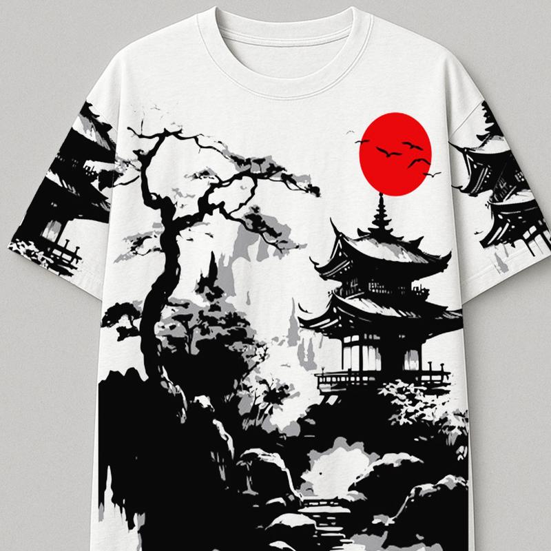 KAOS SABLON FULL PRINTING COTTON COMBED24 S BERGAMBAR GAPURA BERBHAN ...