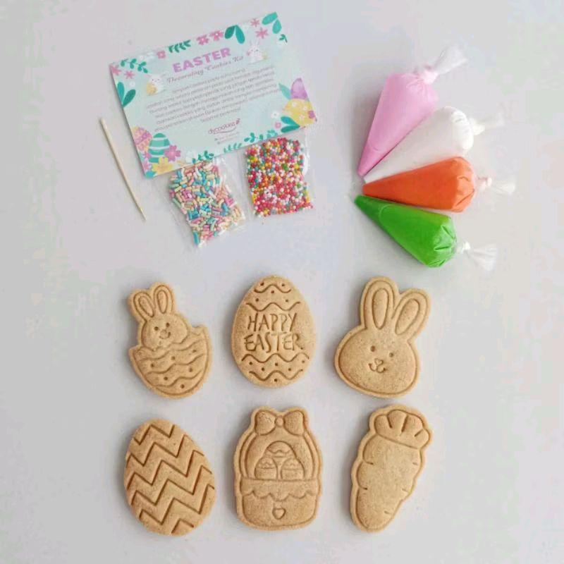 DIY Cookie Kit Easter Paskah / Menghias cookies / Cookies hias - Shop ...