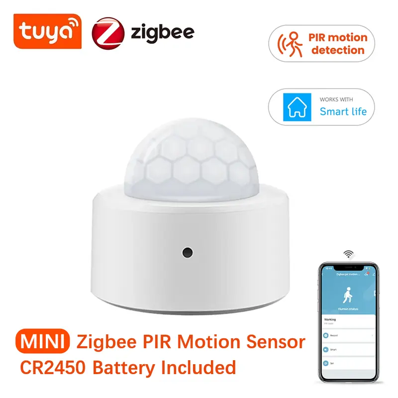 Tuya Zigbee Human Motion Sensor Smart Home Mini PIR Motion Sensor ...