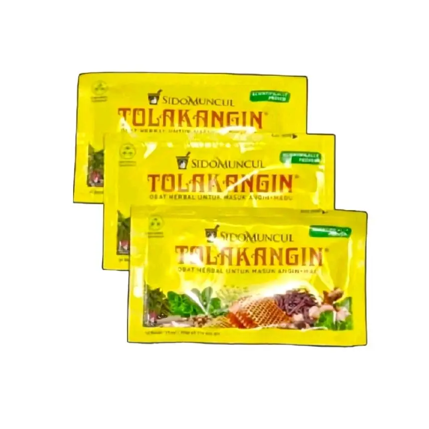 Sidomuncul Tolak Angin Cair Sachet 1 Box 12 Sachet Obat Herbal Untuk ...