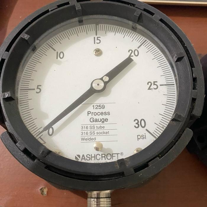 Jual Pressure Gauge Ashcroft original 30psi 1259 proces 316 sa - Kota ...
